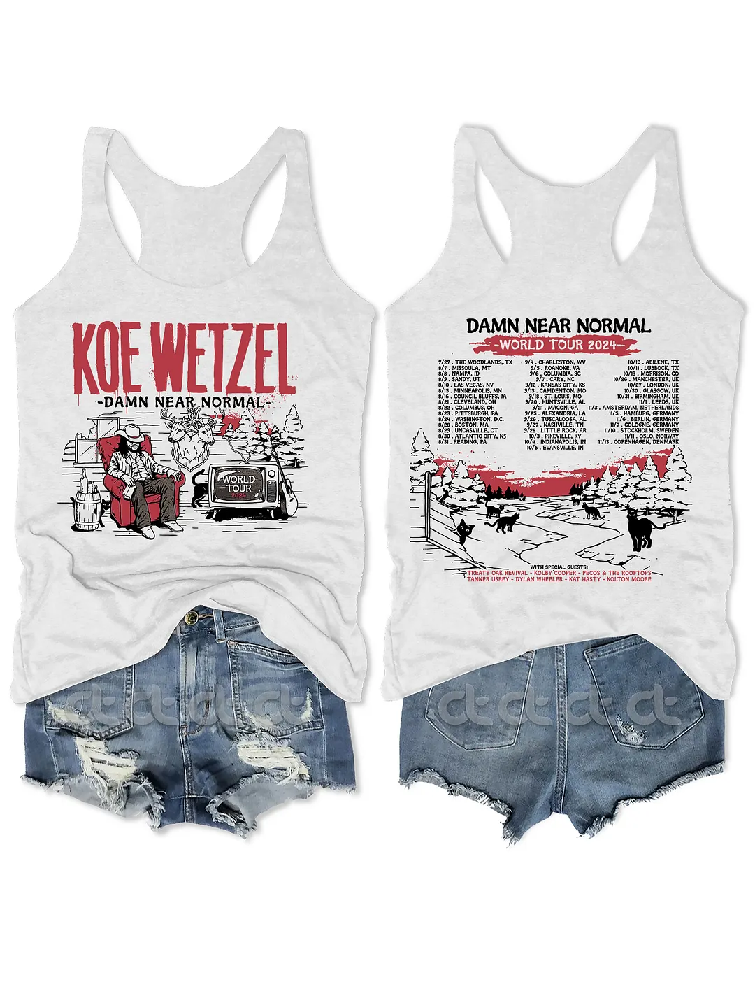 Damn Near Normal World Tour 2024 Tank