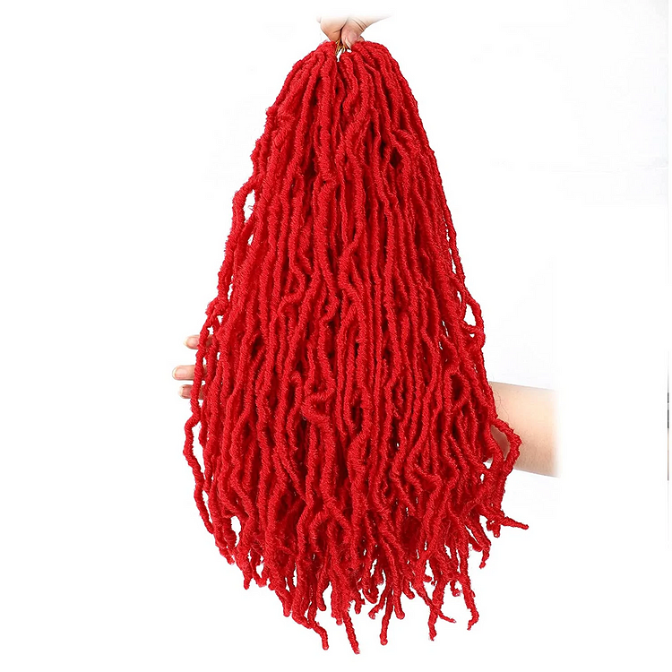 Colorful Butterfly Locs Crochet Hair Violet Faux Locs