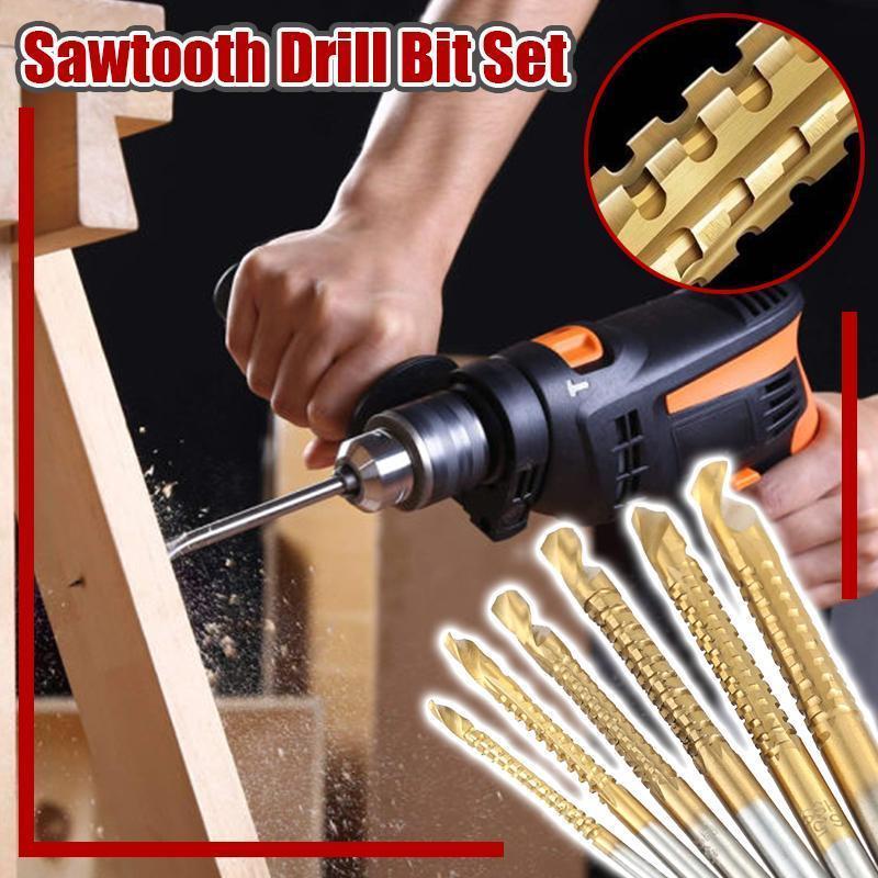 Sawtooth Drill Bit Set-6pcs