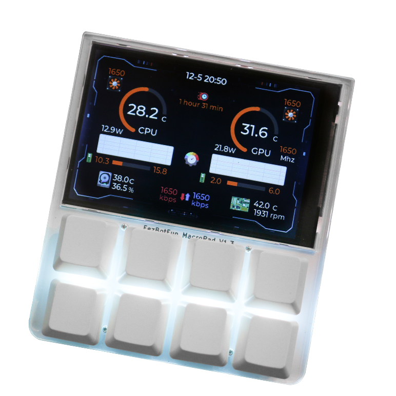 Programmable Shortcut Keyboard With Screen Streamdeck Console Usb Sub ...