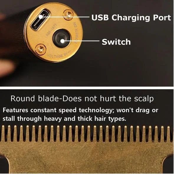 Professional Electric Trimmer Barber Shaver