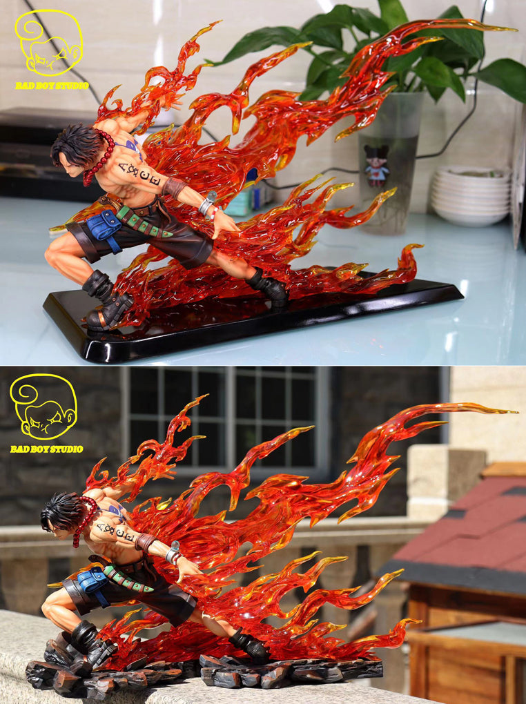 Drifting Portgas D. Ace - ONE PIECE Resin Statue - BADBOY Studios [Pre ...