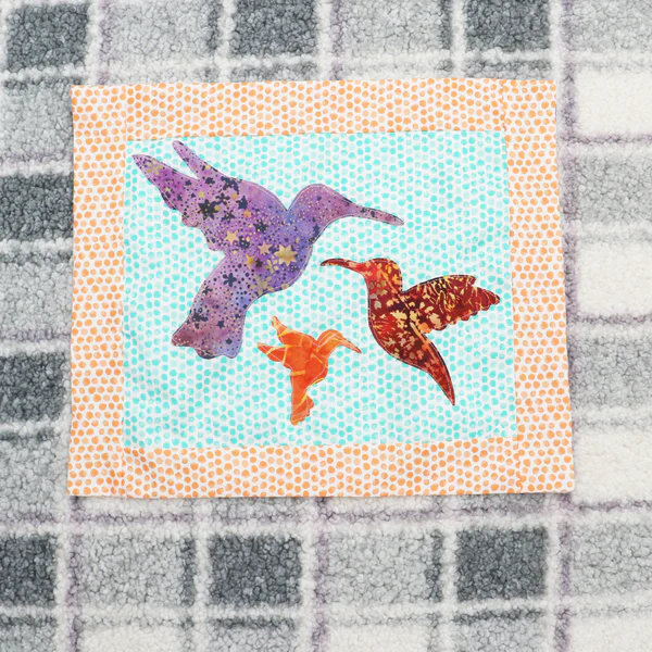 Hummingbird Pattern Quilting & Patchwork Template