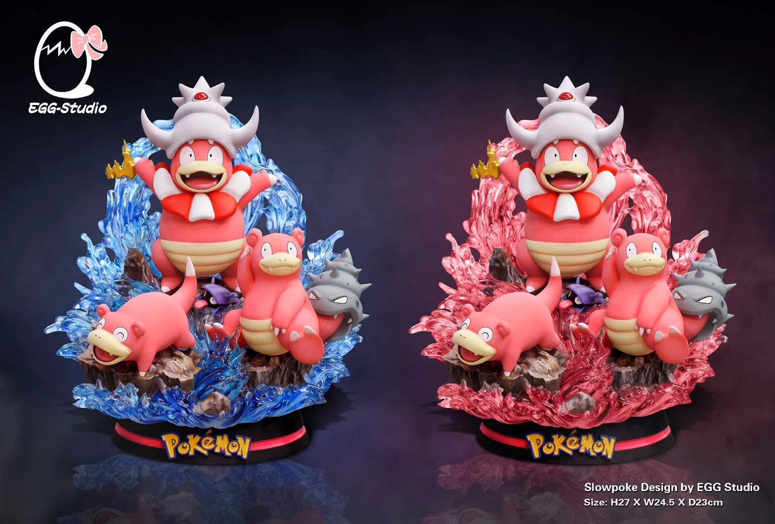 Evolution of Slowpoke - Pokemon Resin Statue - EGGS Studios [In Stock]