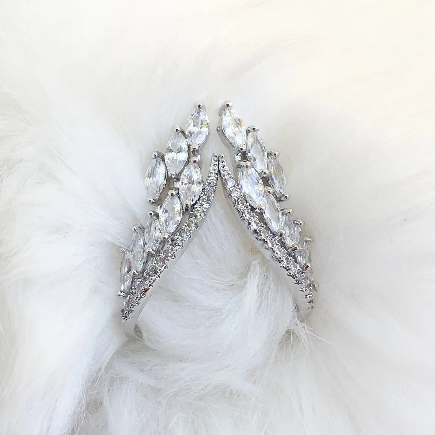 Angel Wings Diamond Bracelet and Ring Set