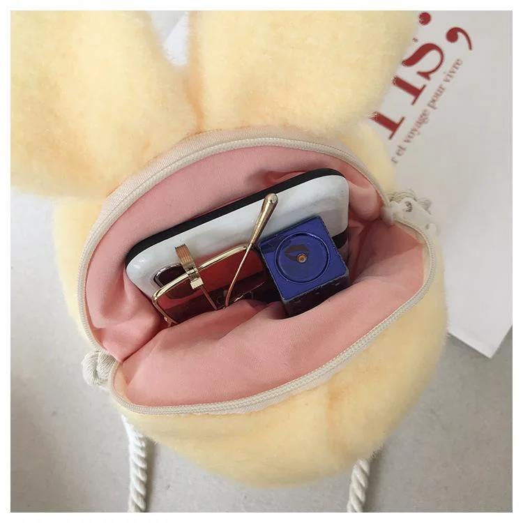 CARTOON PLUSH BUNNY BAG