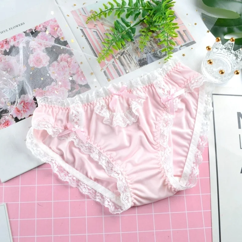 Uaang Silk Japanese Style Cute Lovely Sweety Sexy Lace Underwear Lolita ...