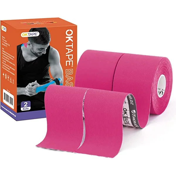 OK TAPE Kinesiology Tape, Basic Original Cotton Elastic Athletic Tape ...