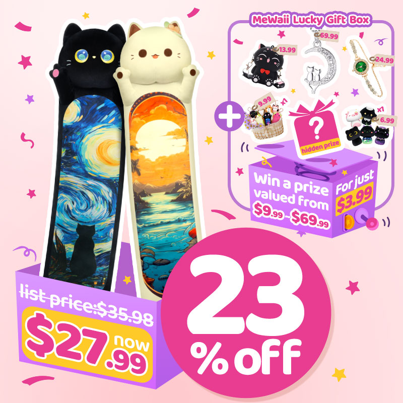 MeWaii® Long Cat Best Exclusive Deal Bundle