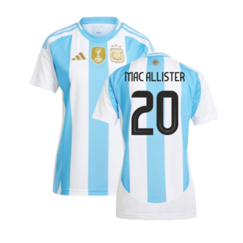 Women's Argentina Mac Allister 20 Home Shirt Kit 2024-2025
