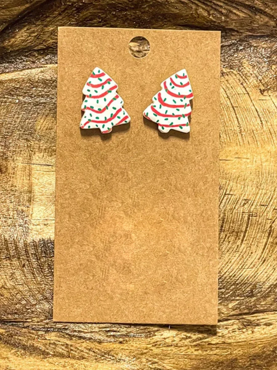 Christmas Tree Stud Earrings