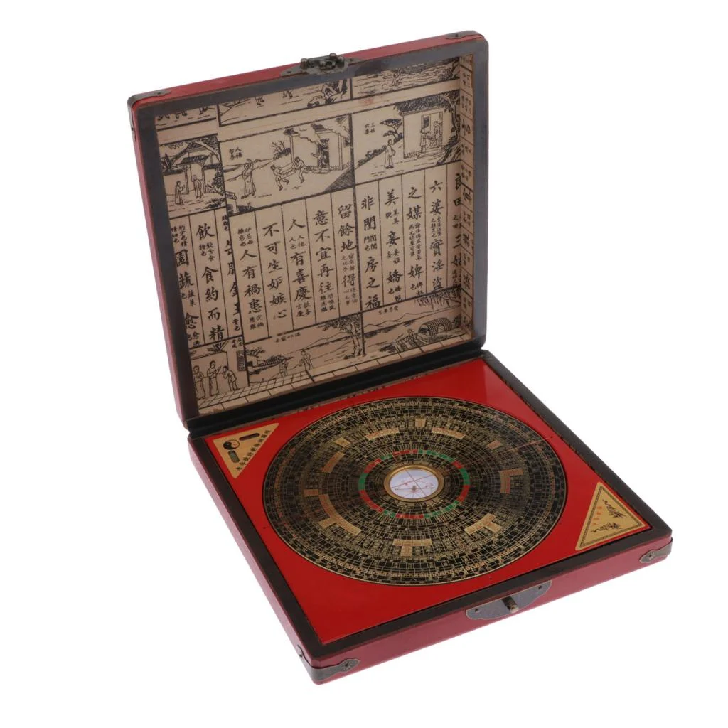 Classic Chinese Feng Shui Luo Pan Tool Ancient Compass Bring Good Luck ...