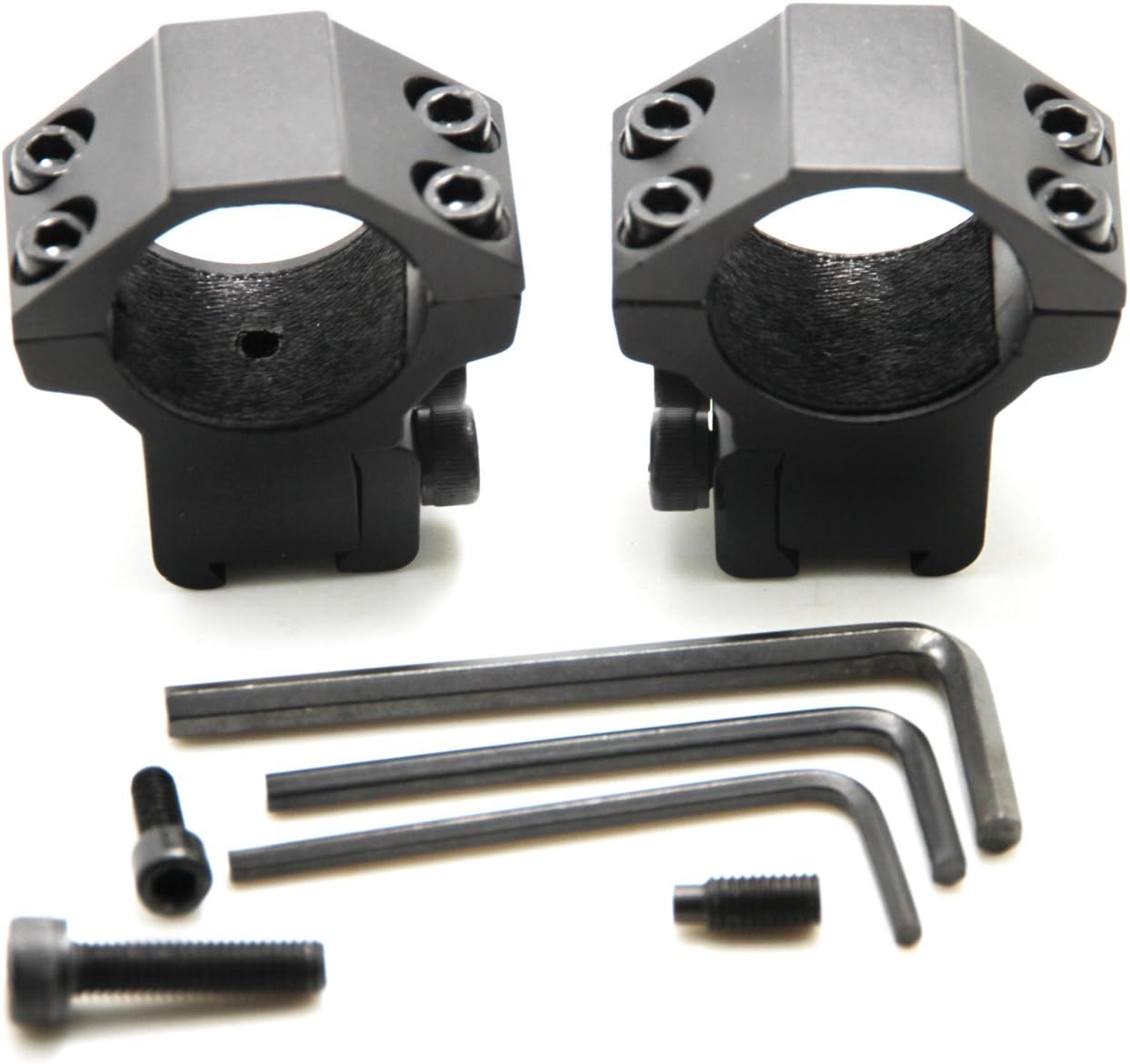 GUGULUZA 1" Dovetail Scope Mount Rings Medium Profile for 11mm Dovetail ...