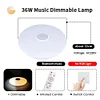 Led Ceiling Light RGB Dimmable 36W 40W Smart APP Control Bluetooth ...