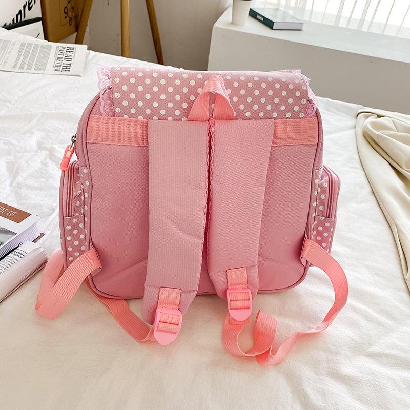 SWEET STRAWBERRY EMBROIDERED LACE BACKPACK