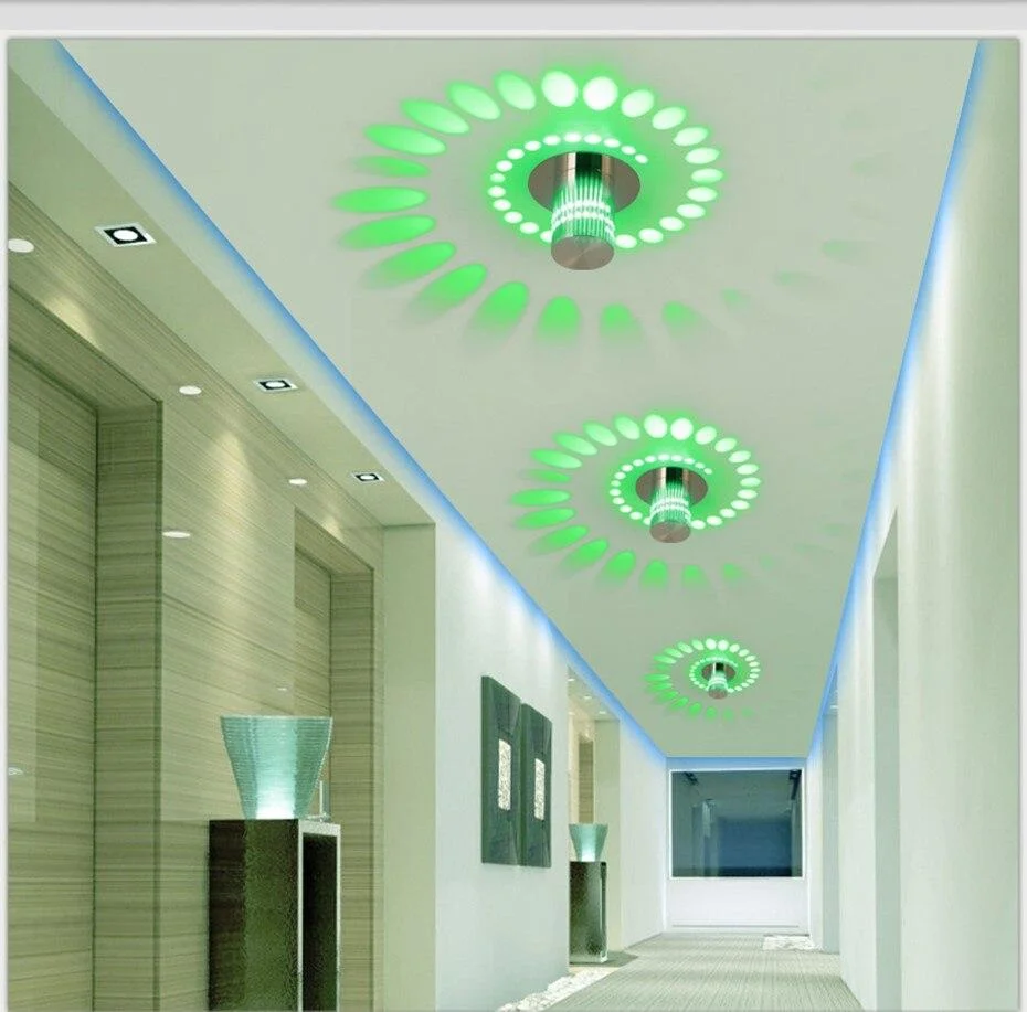 Creative LED Ceiling Lights 3W Modern Led Ceiling Lamps Colorful Wall ...