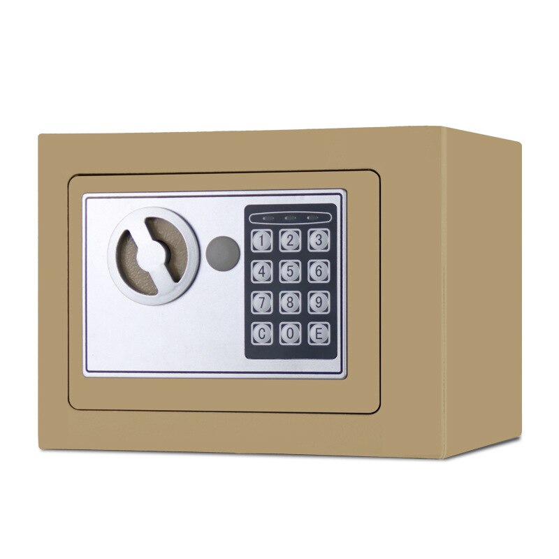 Digital Security Alarm Household Mini Safety Box Drop Cash Safe Box ...