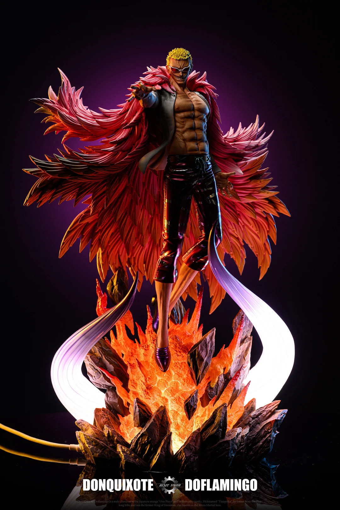 POP Scale Holy Bullet Donquixote Doflamingo with LED - ONE PIECE Resin ...