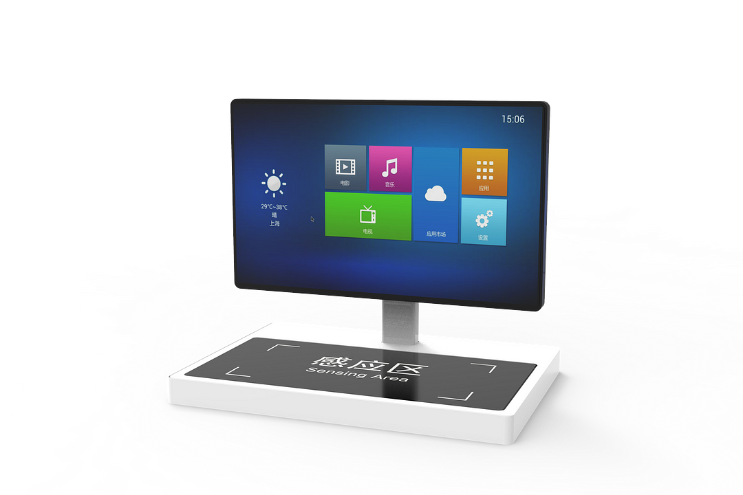 RFID Stand Self Checkout Desk Machine Integrates Android 21.5-inch ...