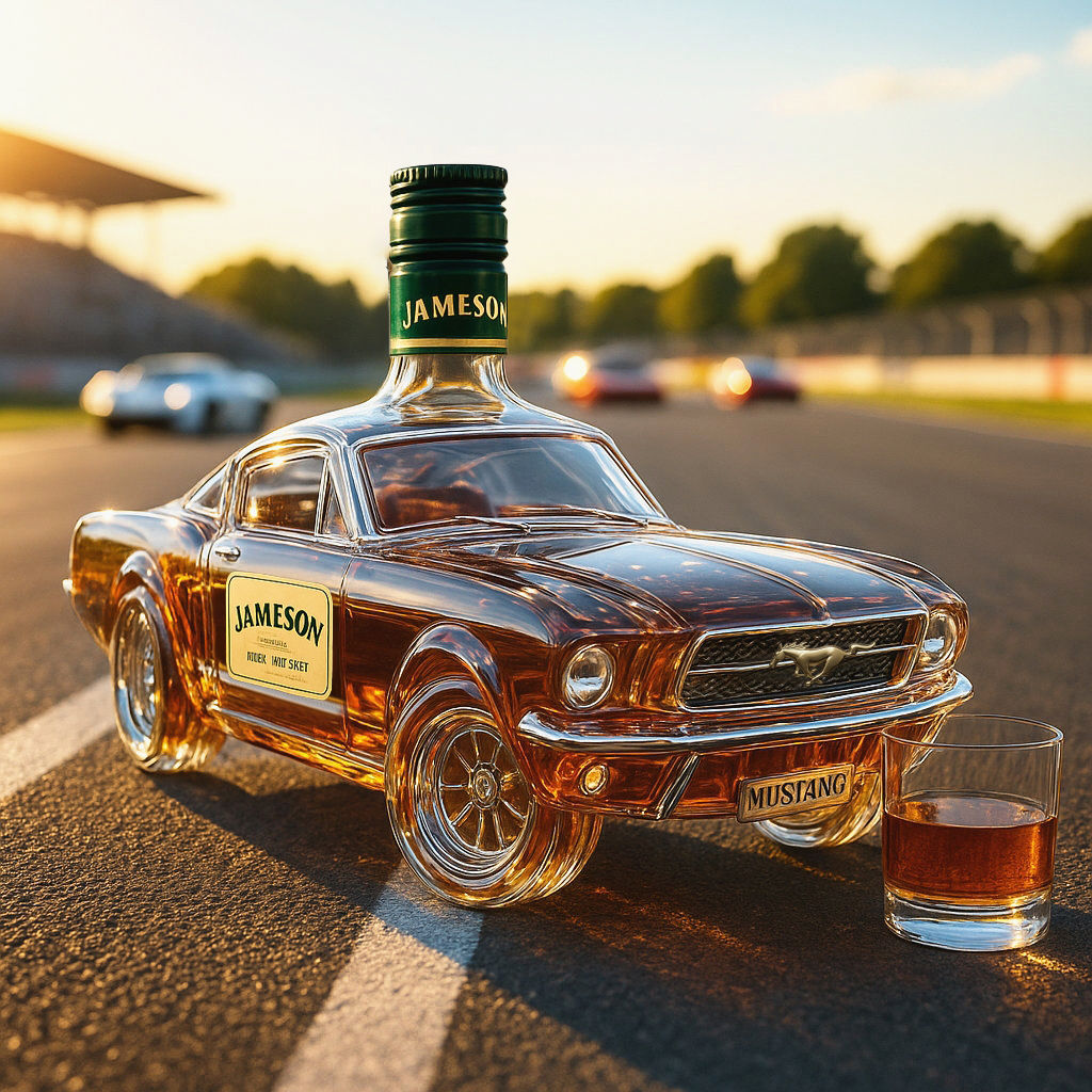 1965 Ford Mustang Whisky Bottle Collector's Edition