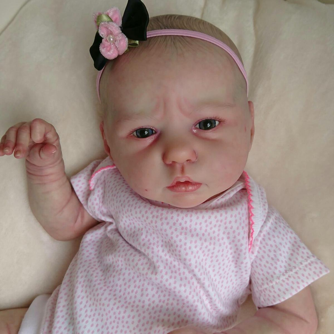 19'' Reborn Baby Bevan Dolls Soft Body Handmade Toddler Girl Dolls