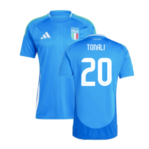 Italy Sandro Tonali 20 Home Shirt Kit UEFA Euro 2024