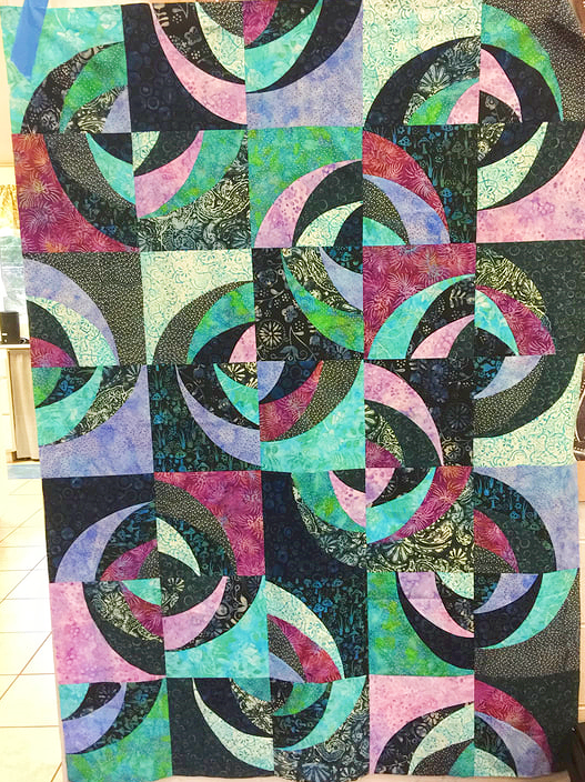 Blue Onion Patchwork Template