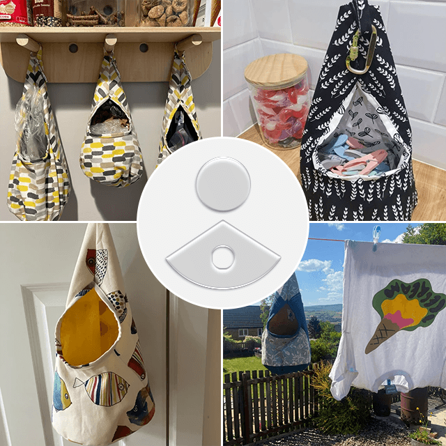 DIY Cone Storage Pod Template Set-With Instructions