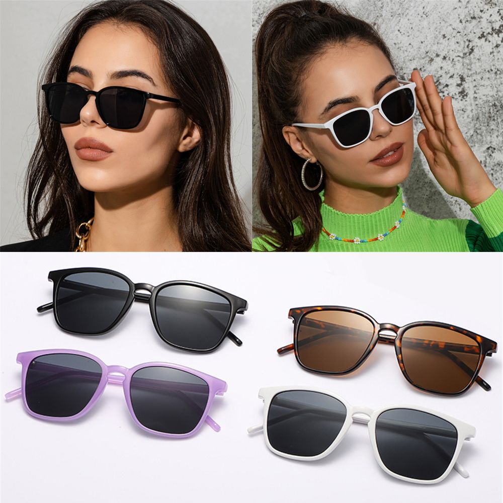 New Simple Retro Sunglasses Women/Men Square Trend Eyeglasses Women ...