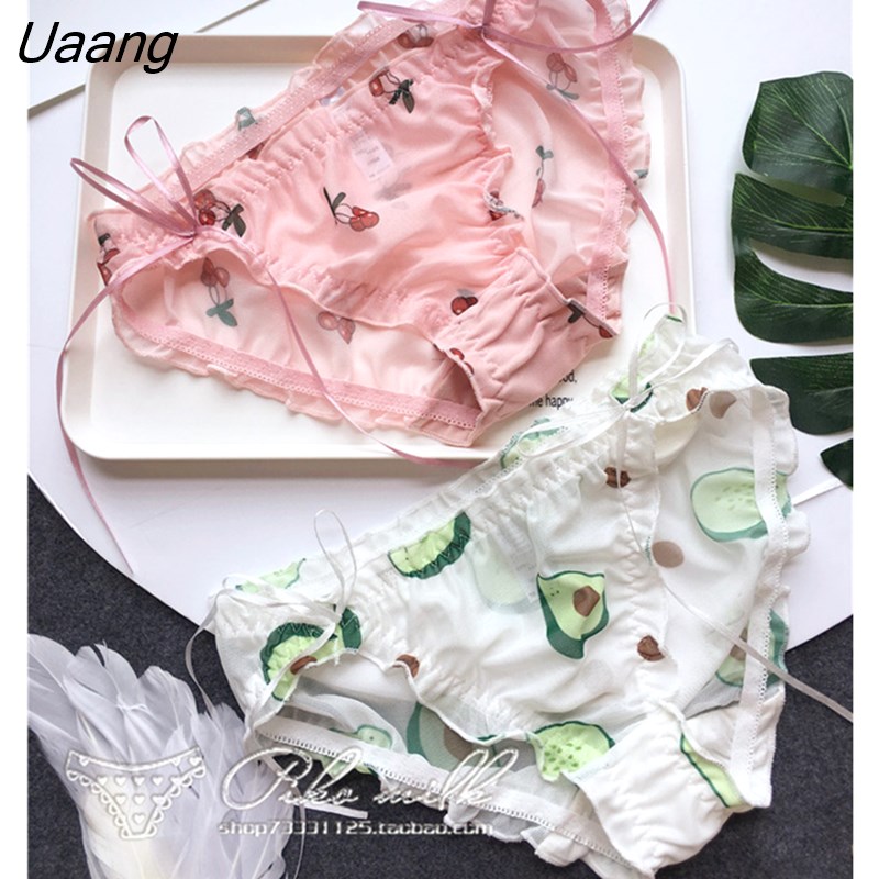 Uaang Korean Avocado Fruit Seamless Panties Women Sexy Underwear Micro ...
