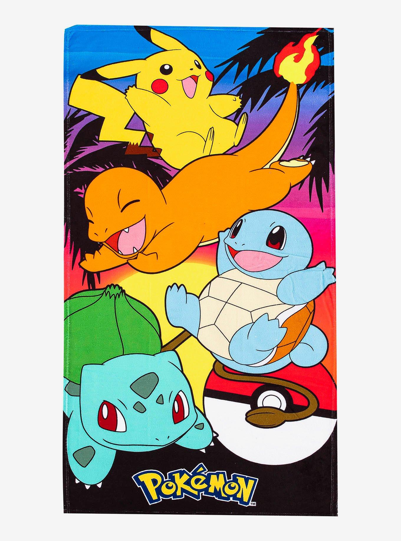 Pokemon Sunset Pokemon Beach Towel
