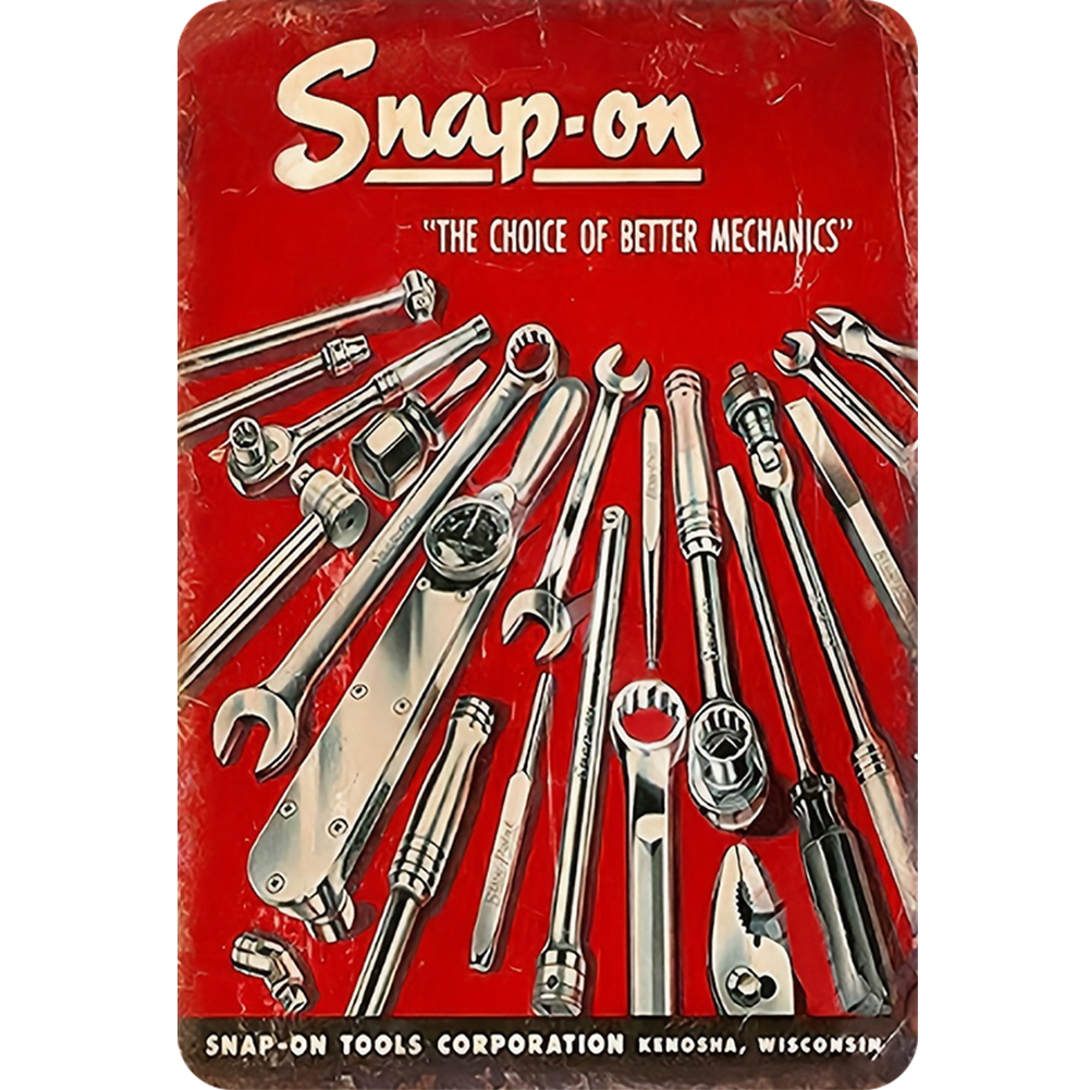 Snap-on Tool-Metal Tin Signs(8*12Inch)