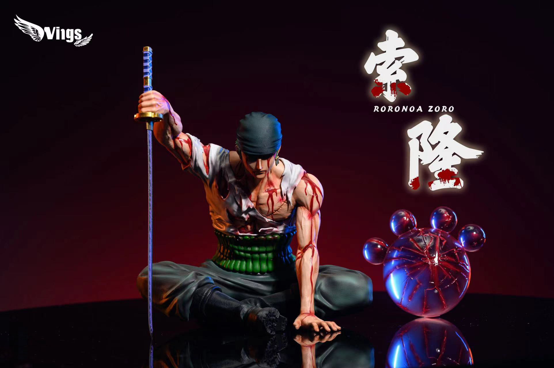 Bloody Roronoa Zoro - ONE PIECE Statue - Wings Studio