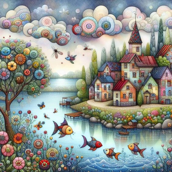 DIY Painting By Numbers | Landscape - 40cm*40cm