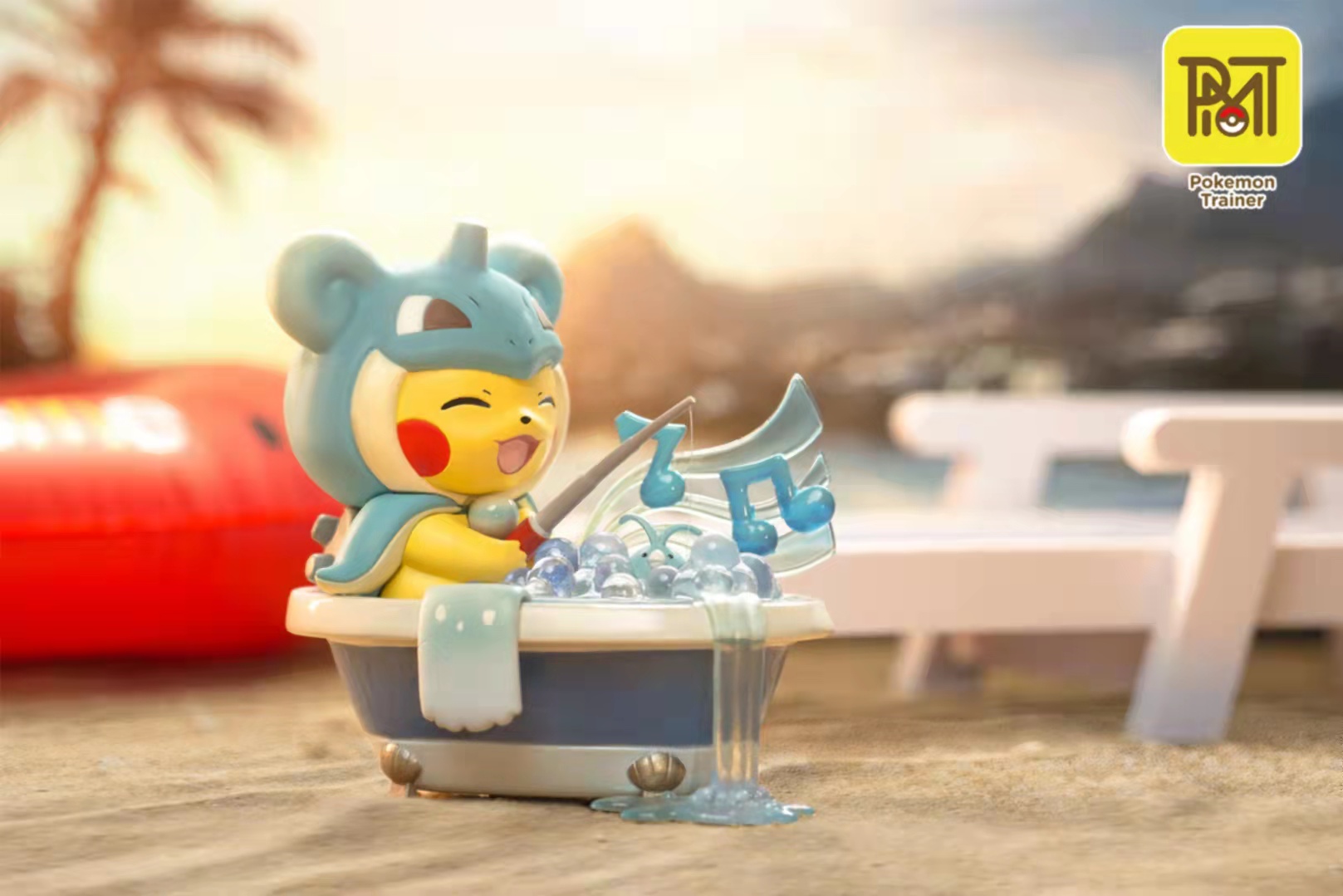 Bathtub Series Lapras Cosplay Pikachu - Pokemon Resin Statue - PMT ...