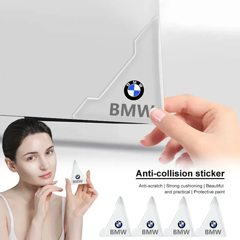 Exclusive Car Logo Transparent Invisible Door Anti-collision Corner 🎉8Pcs🎉