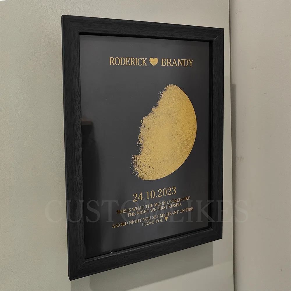 Custom Art Real Moon Phase