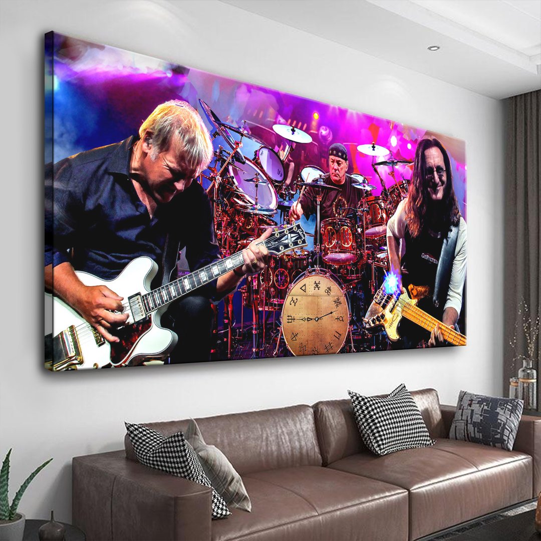 Rush Live Tour Canvas Wall Art