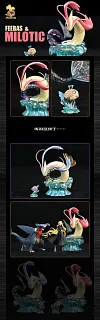 1/20 Scale World Zukan Milotic Family - Pokemon Resin Statue ...
