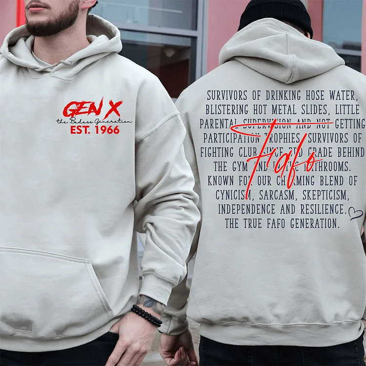 Custom Generation X FAFO T-shirt, Gen X The Badass T-shirt, Unisex ...
