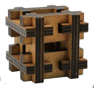 IQ Wooden Brain Teaser Burr Puzzles Traditional Intelligence ...