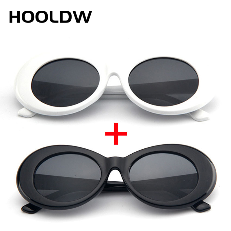 2pcs/lot Clout Goggle Kurt Cobain Sunglasses Men Women Vintage Oval ...