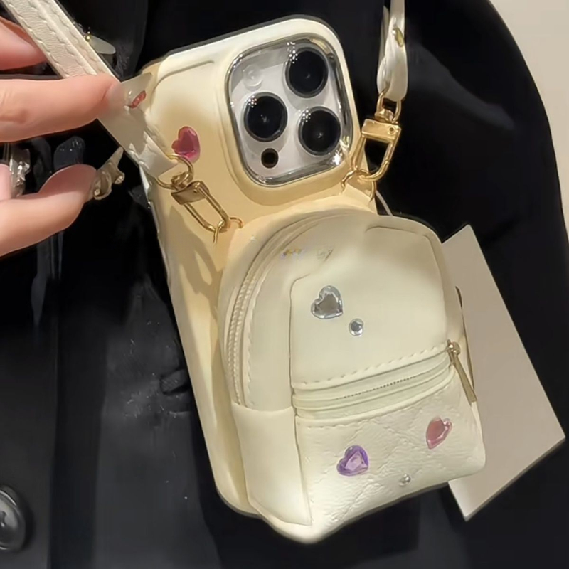 Kawaii Leather Cross-body Phone Case