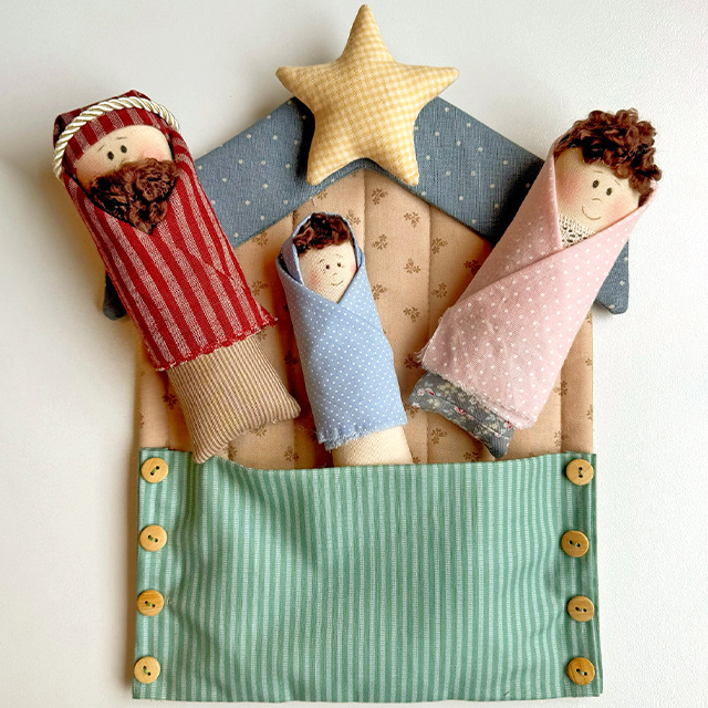 Family Sewing Dolls Template Set - With Instructions