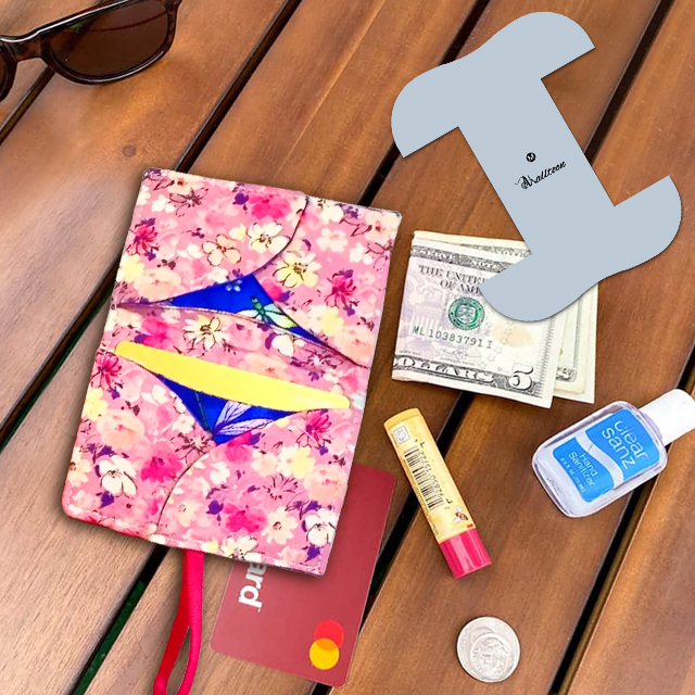 Sewing Easy Card Holder Template - Instructions Included