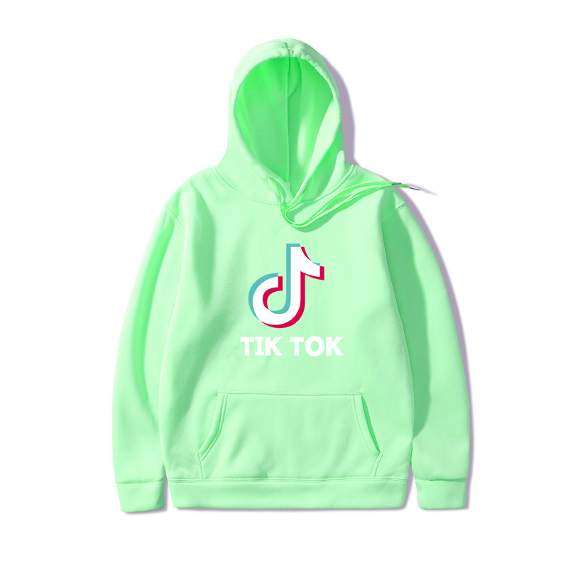 Tik Tok Logo Hoodie Sweatshirt Unisex Pullover