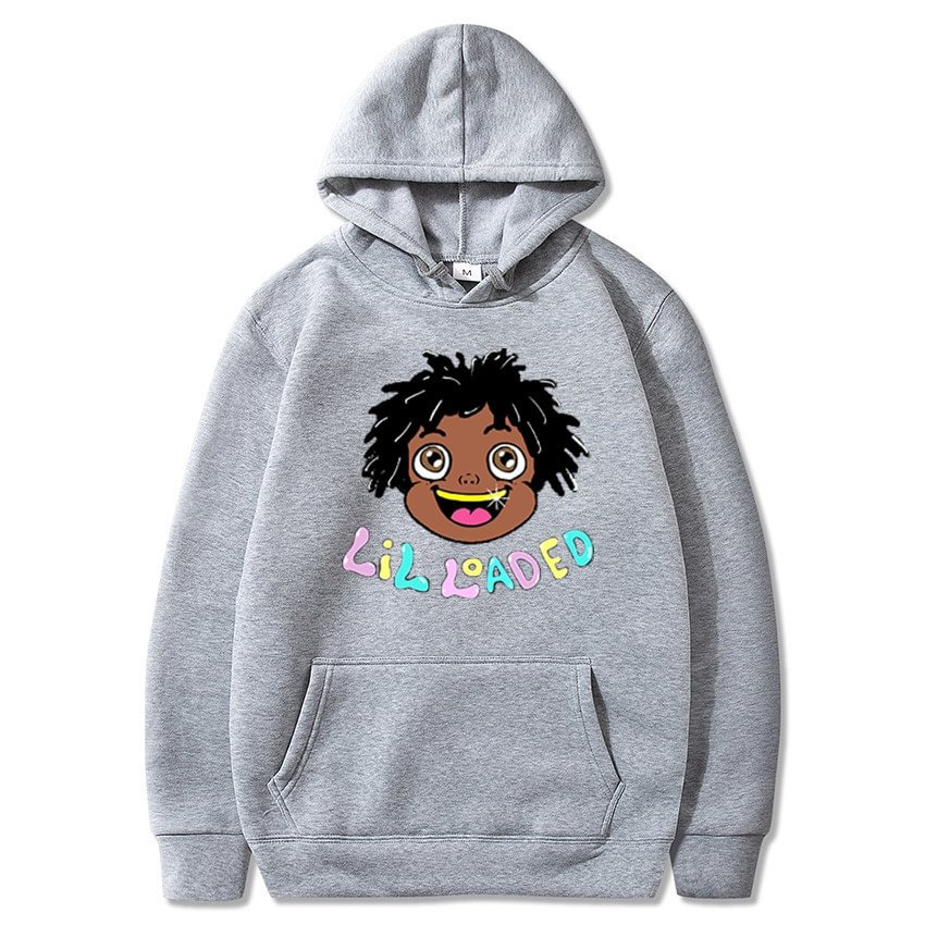 Rip Lil Loaded Print Hoodie Rapper Sweatshirt