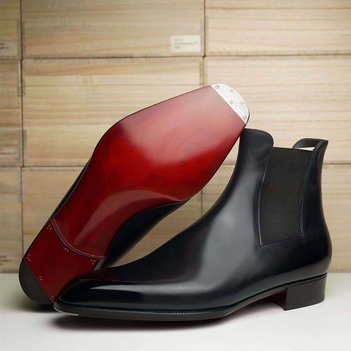 Men's Classic Versatile Red Sole Chelsea Boots