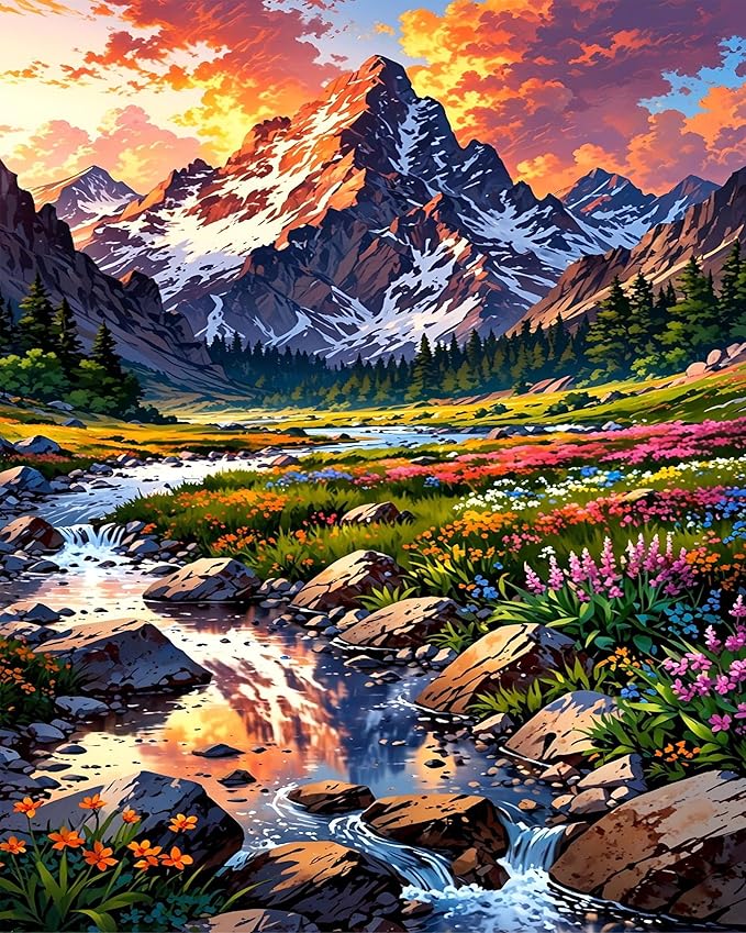 DIY Painting By Numbers | Landscape - 40*50cm