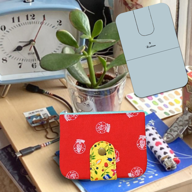 Button Coin Purse Sewing Template & Instructions